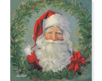 Mountainland Santa in Grays by Susan Comish - Etsy