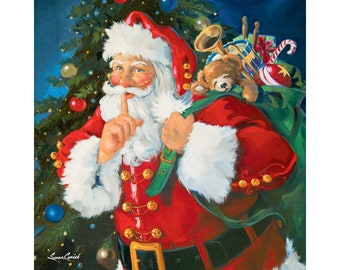 Believe Santa by Susan Comish - Etsy
