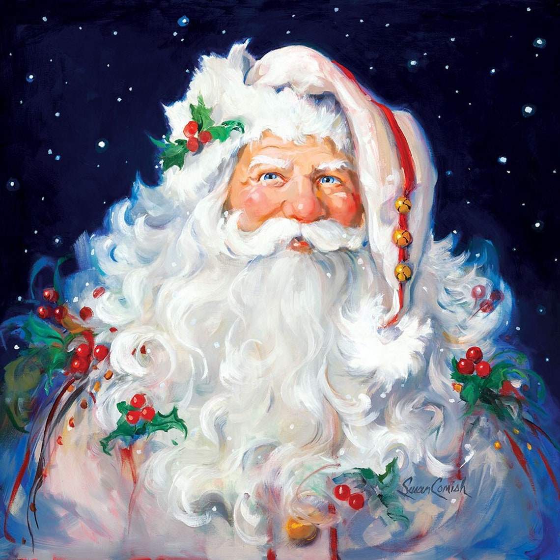 Jolly St. Nick by Susan Comish | Etsy