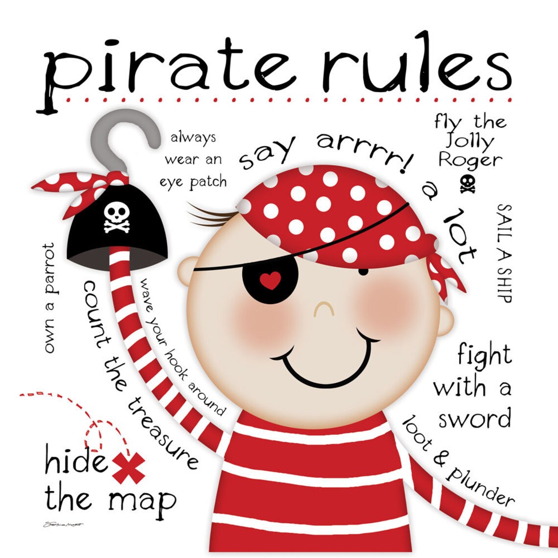 It's A Pirates Life 4 Set by Stephanie Marrott - Etsy