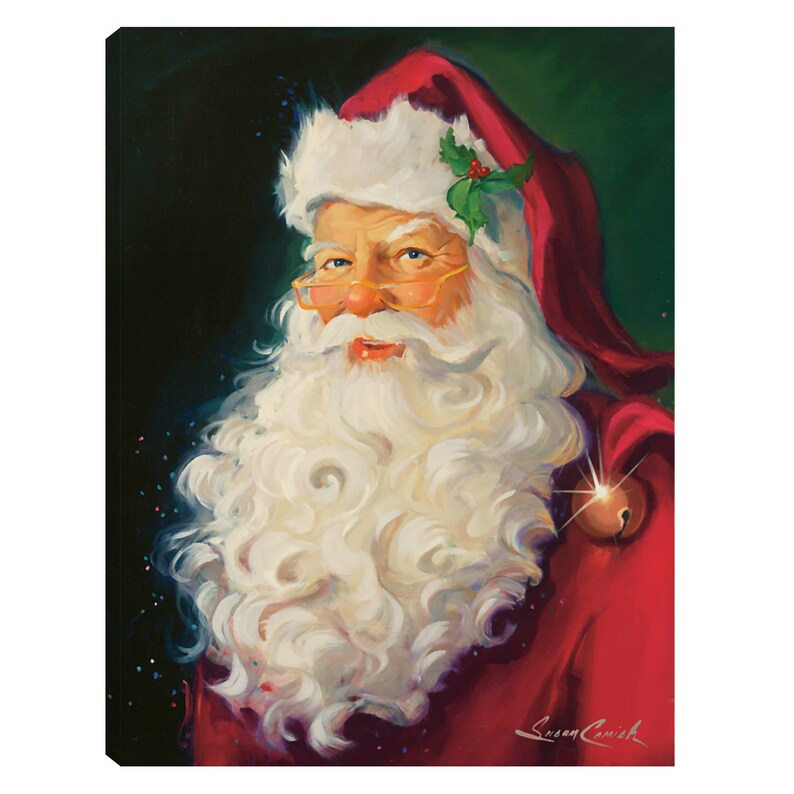 Merry Christmas Santa by Susan Comish - Etsy