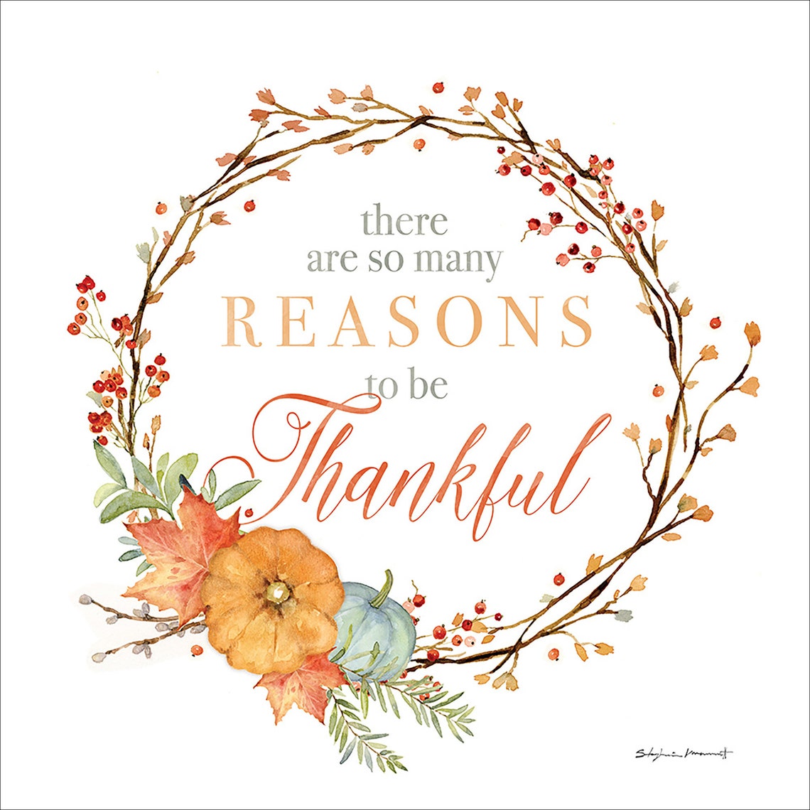 So Many Reasons to Be Thankful by Stephanie Marrott - Etsy