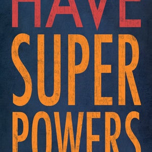 Superhero Rules Set - 12x36 PRINTS by Stephanie Marrott - Etsy