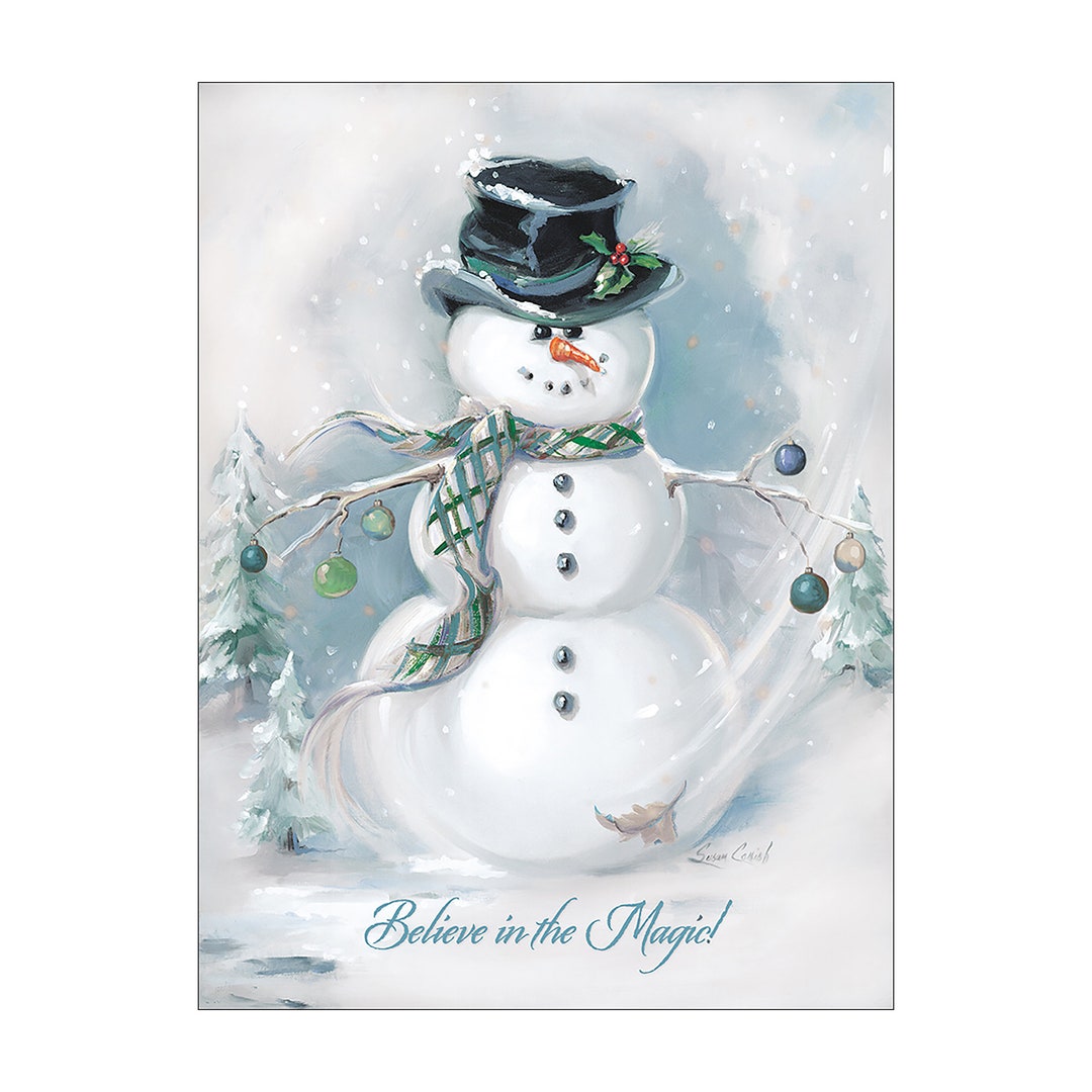 Believe in the Magic by Susan Comish Blue Color - Etsy