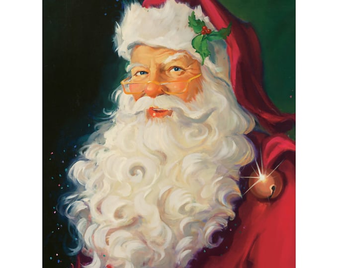 Merry Christmas Santa by Susan Comish - Etsy