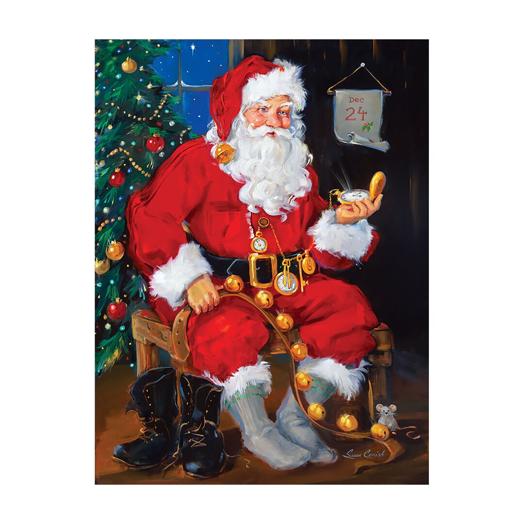 Almost Time Santa by Susan Comish - Etsy