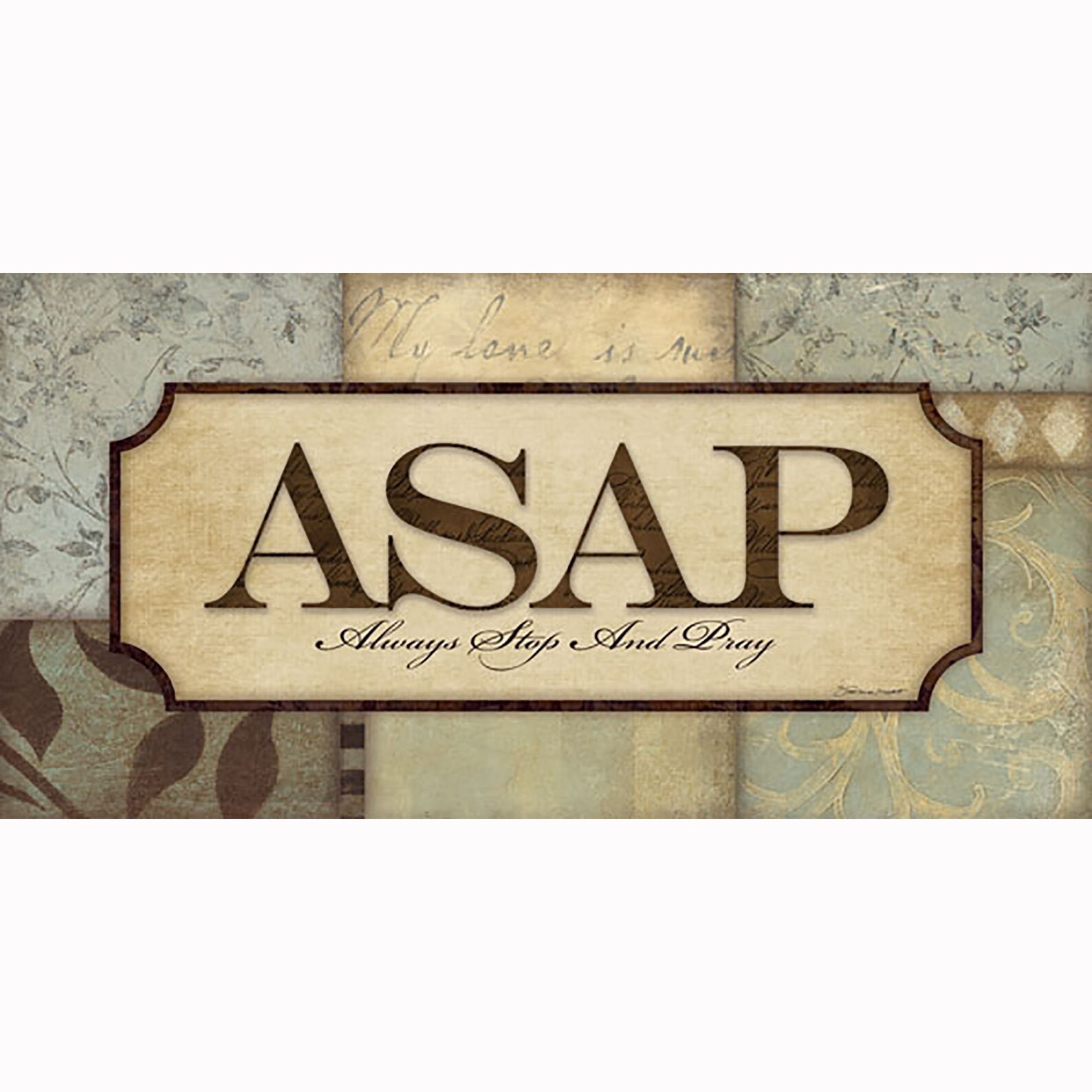 ASAP Always Stop and Pray Print by Stephanie Marrott - Etsy