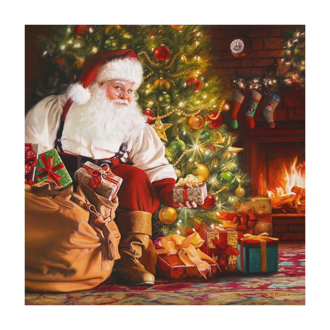 Santa's Delivery by Mark Missman - Etsy