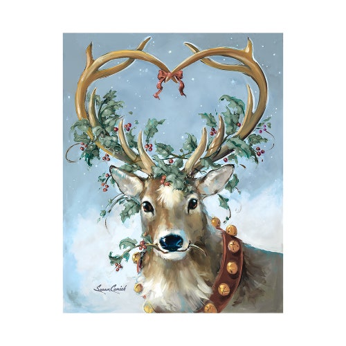 Sparkling Santa by Susan Comish - Etsy
