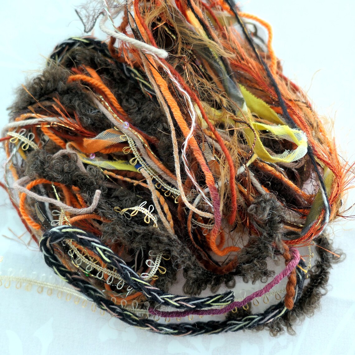 Mini Yarn Bundle. Spoonfuls of Autumn / Fall Threads in Packs | Etsy