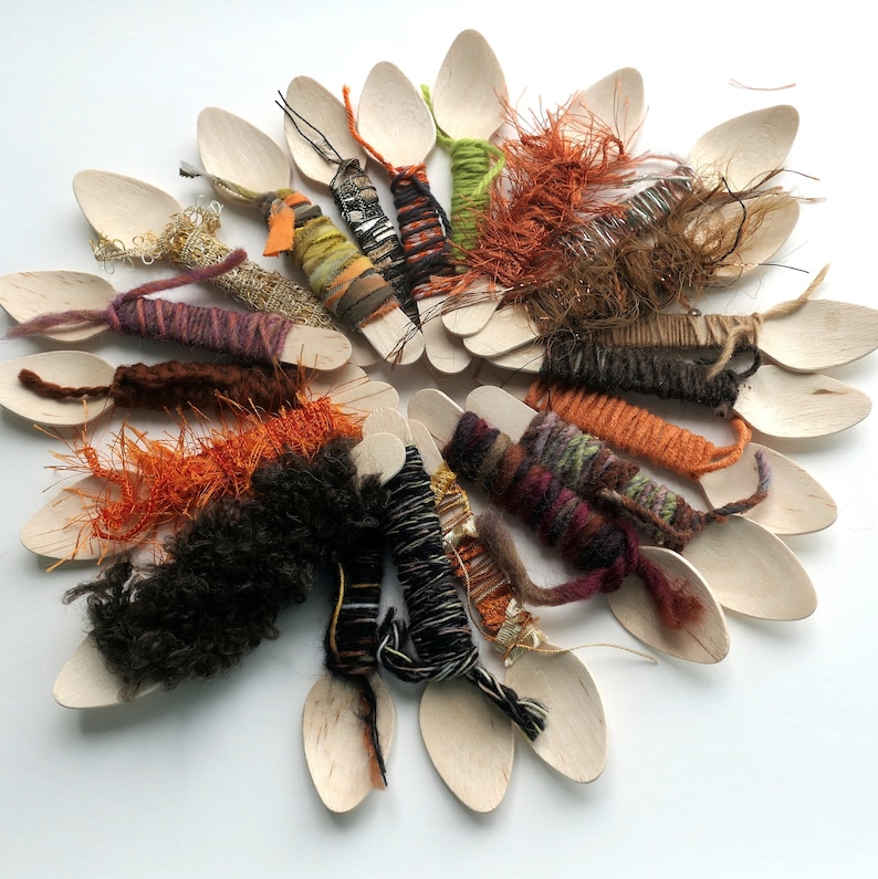 Mini Yarn Bundle. Spoonfuls of Autumn / Fall Threads in Packs | Etsy