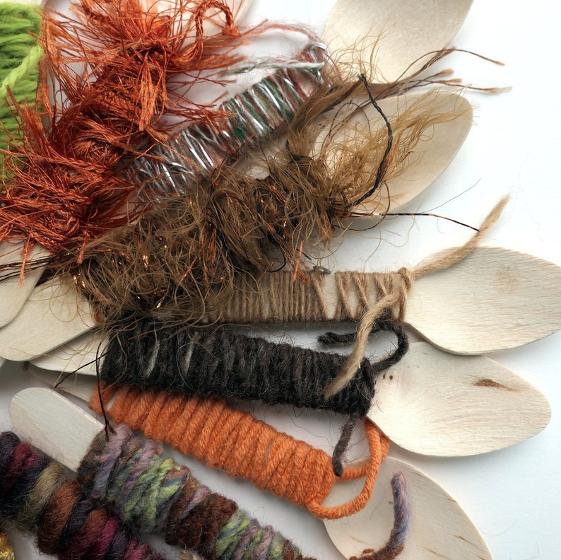 Mini Yarn Bundle. Spoonfuls of Autumn / Fall Threads in Packs | Etsy