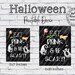 Printable "eat, Drink and Be Scary!" Sign, Digital Halloween Wall Art ...