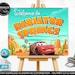 Welcome to Radiator Springs Sign Cars Birthday Party Welcome Sign ...