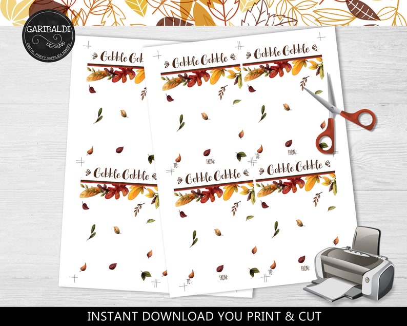 Printable Thanksgiving Cookie Card Printable Turkey Cookie Card Holder ...