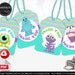 Monsters Favor Tags Cute Monster Gift Tags Monsters Thank You Tags Baby ...