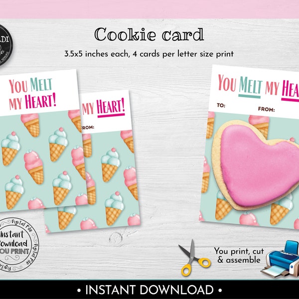 Mini Valentine Cards - Etsy