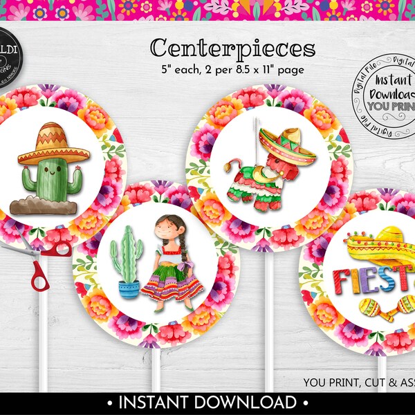 Fiesta Centerpieces - Etsy