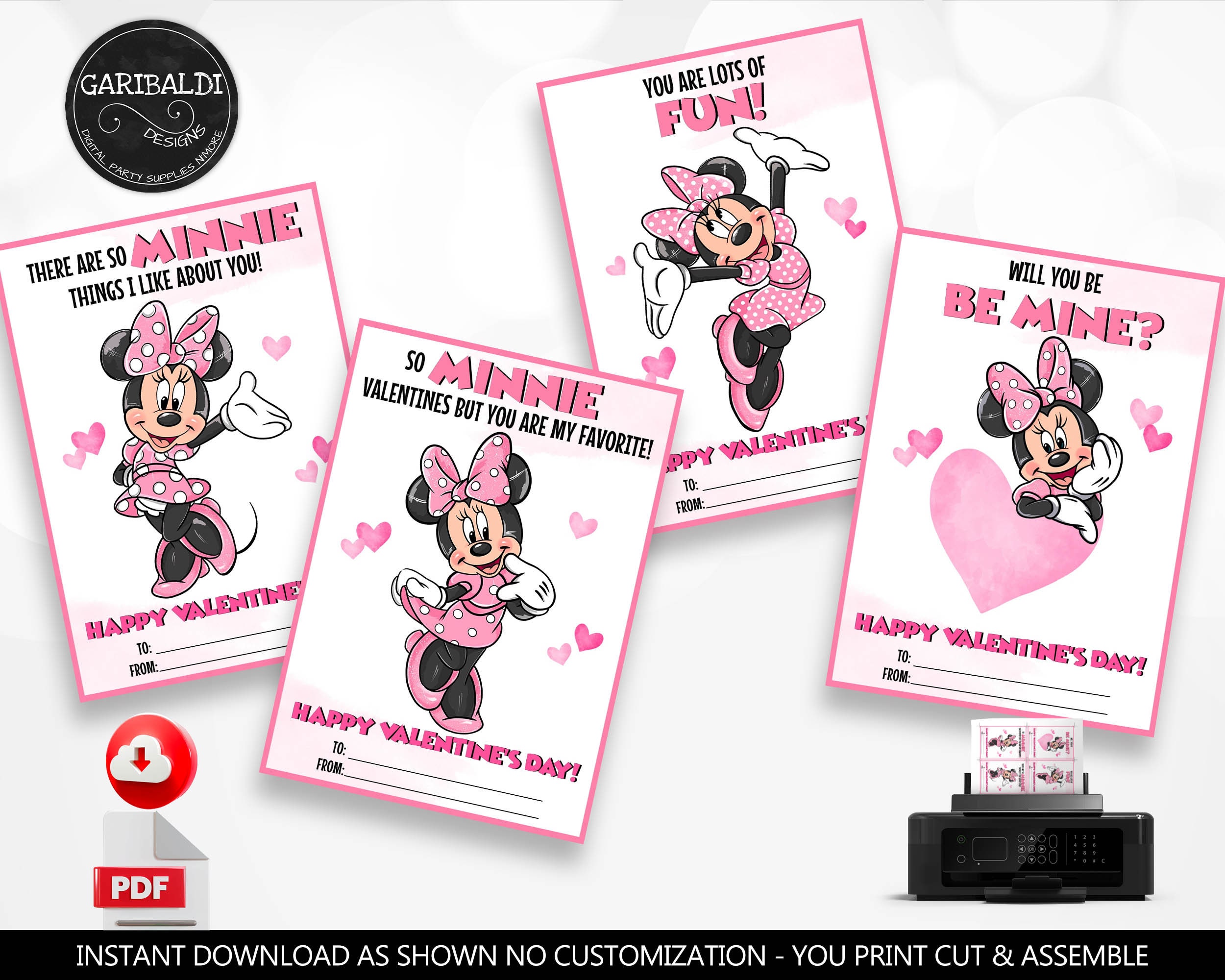 Valentine's Day Kids Cards Valentine's Day Printable Tags Classroom ...