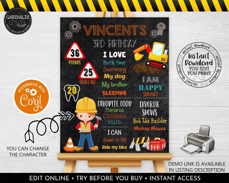 Editable Milestone Board Template Construction Milestone - Etsy