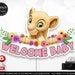Printable Baby Shower Cake Topper, Nala Baby Shower Centerpiece, Nala ...