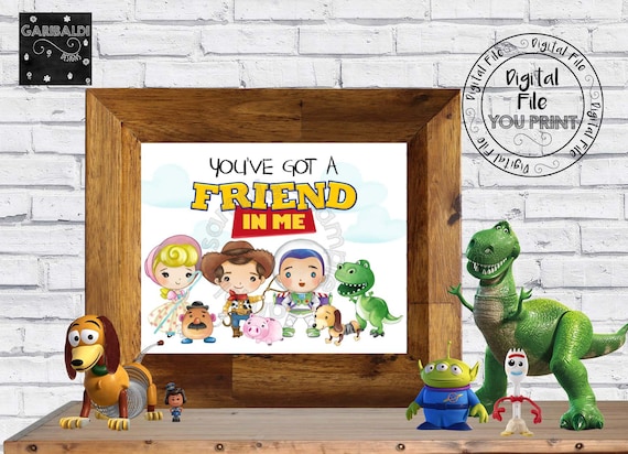 Printable Toy Story you've Got a Friend in Me | Etsy