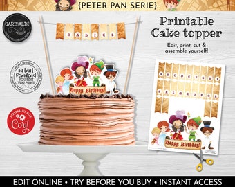 Peter Pan Cake Topper | Etsy