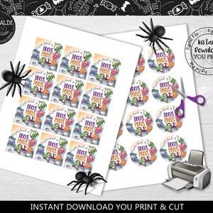 INSTANT DOWNLOAD Halloween Hocus Pocus Tags Halloween Gift Tag ...