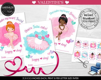 Ballerina Valentine | Etsy