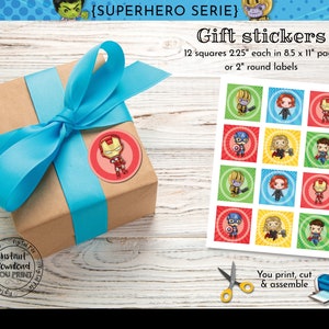 Superhero Cupcake Toppers Printable Superhero Cupcake Toppers Instant ...