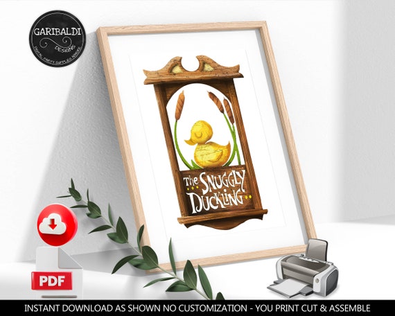 Snuggly Duckling Sign