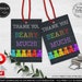 Teacher Appreciation Tags Thank You Beary Much Tag Gummy Bears Gift ...