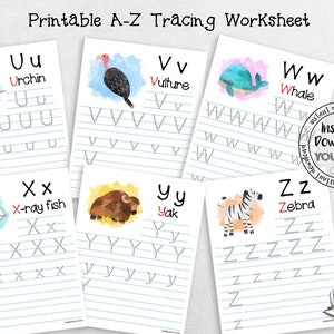 Alphabet Tracing Worksheets, Alphabet Activity, Alphabet Writing ...