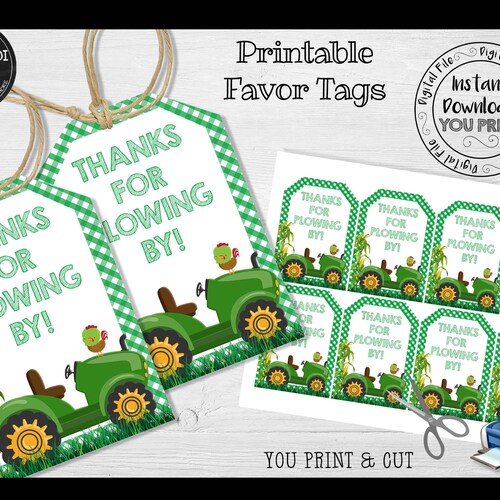Tractor Hayride Farm Birthday Party Personalized Printable - Etsy