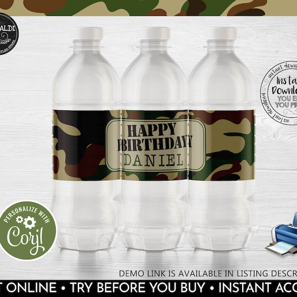 Soldier Bottle - Etsy