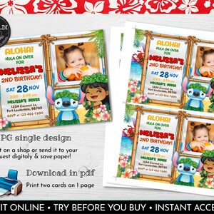 Editable Luau Party Invitation Instant Download Hawaiian Girl - Etsy