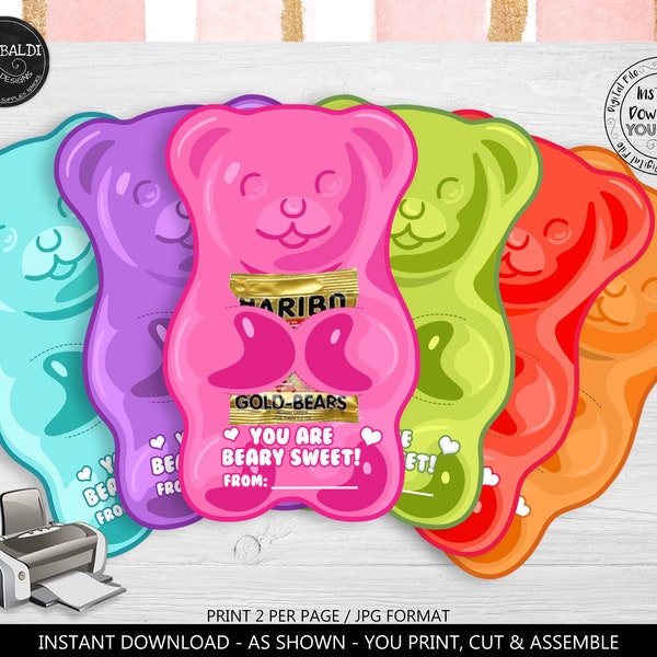 Gummy Bear Valentine - Etsy