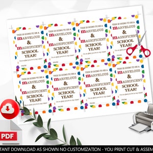 Back to School Tag This is Going to Be a Marvelous and Magnificent ...