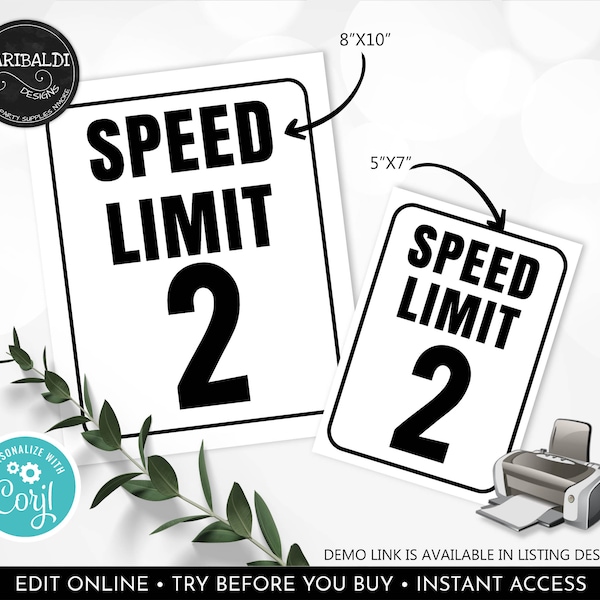 Pink Speed Limit Sign - Etsy