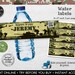 Editable Soldier Water Bottle Labels Printable Camouflage Water Labels ...