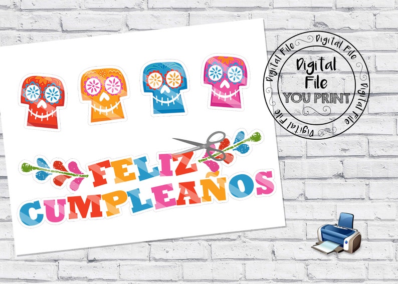 Printable Coco feliz Cumpleaños Cake Topper DIY - Etsy Ireland