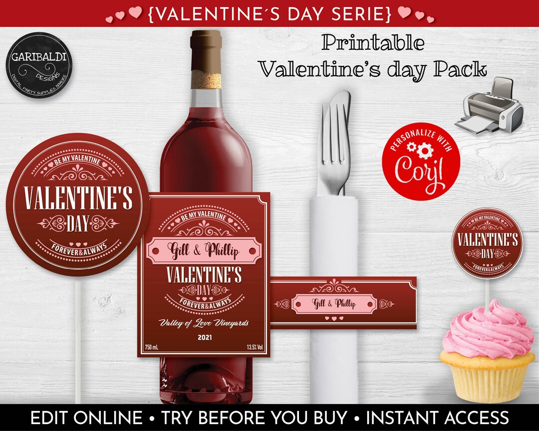 Editable Valentine's Day Party Package Valentines Party - Etsy