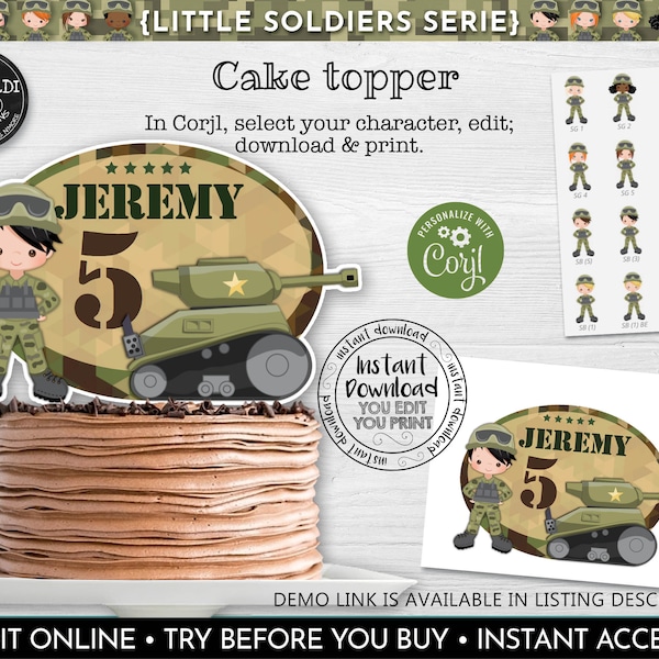 Army Soldier Cake - Etsy