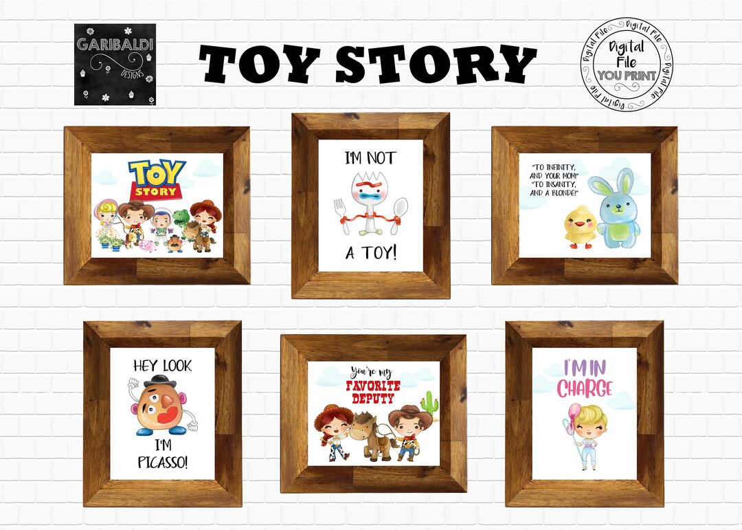 Printable Toy Story Nursery Decor Toy Story Wall Art Toy Story Quotes ...