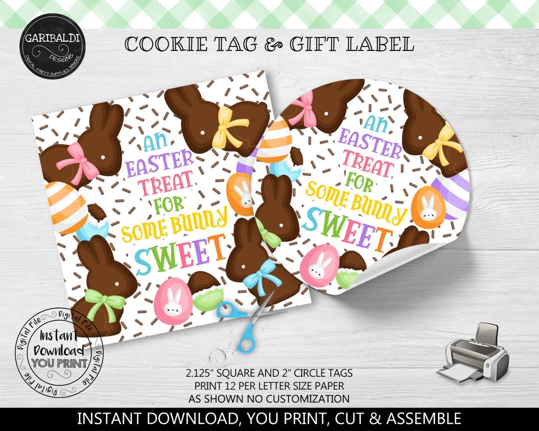 Instant Download an Easter Treat for Some Bunny Sweet Tag, Printable ...