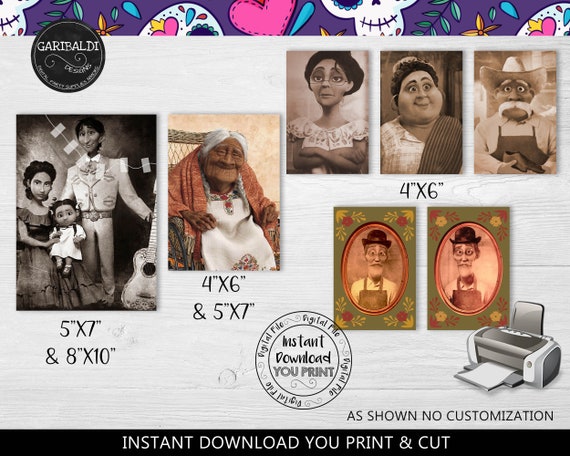 Instant download Coco Altar Character Photos Printable Ofrenda - Etsy ...