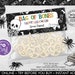 Bag of Bones Topper Editable Halloween Treat Bag Topper Skeleton Treat ...