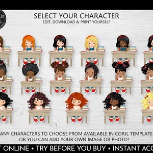 Editable First Day School Sign Back to School Photo Prop Board Instant ...