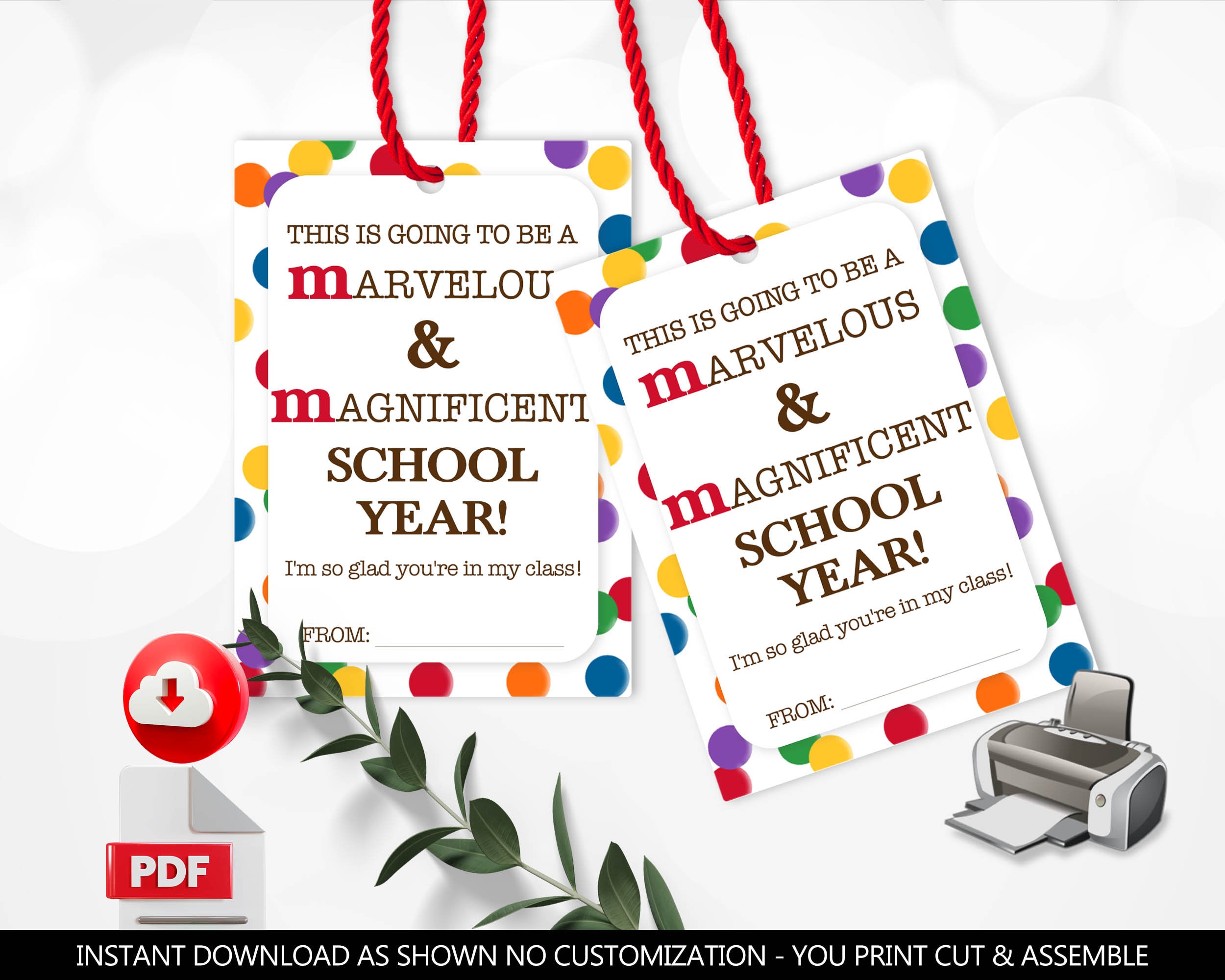 Back to School Tag This is Going to Be a Marvelous and Magnificent ...