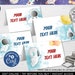 Editable Outer Space Food Labels Printable Baby Astronaut Place Cards ...